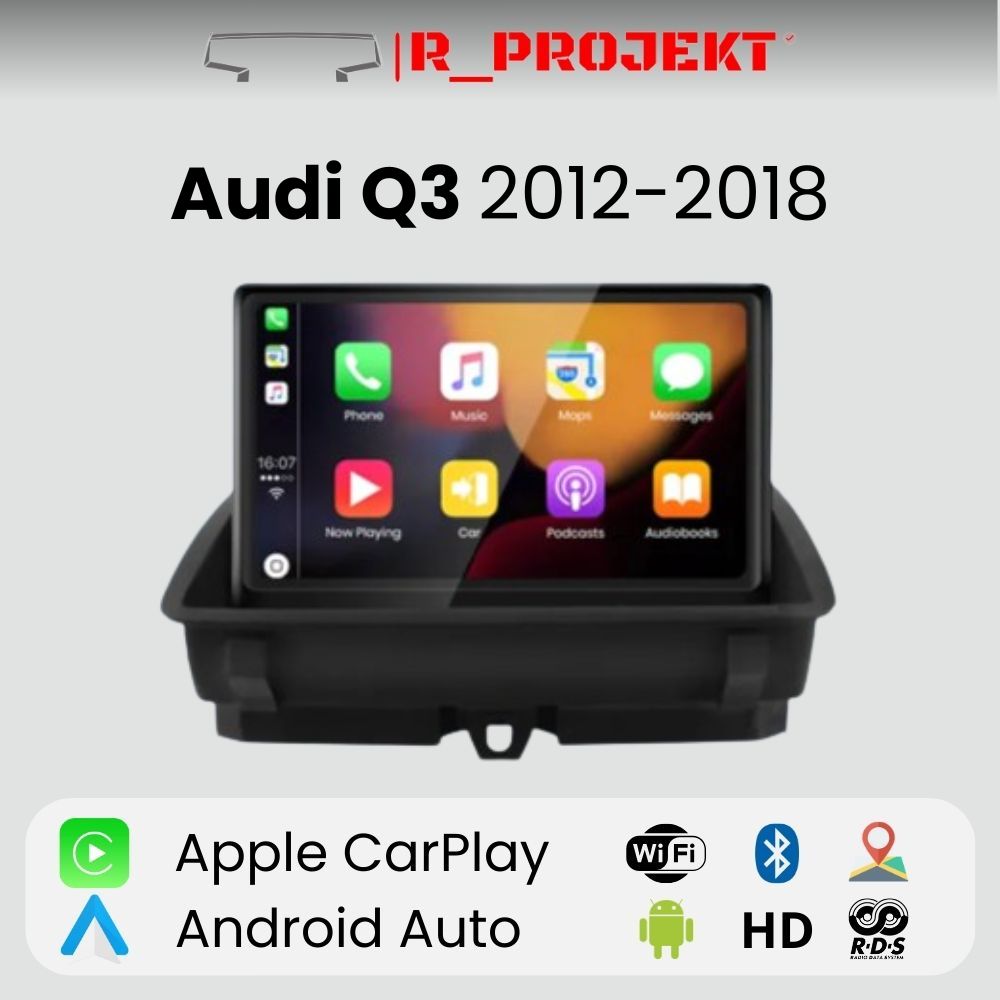 Pantalla Táctil radio Android Auto Carplay Audi Q3 2012-2018 – R_PROJEKT