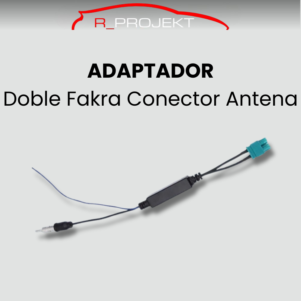 FAKRA Dual Radio Connector Adapter Volkswagen Seat Skoda Audi – R_PROJEKT