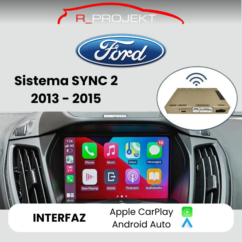 Wireless CarPlay & Android Auto Interface for Ford SYNC 2 (8") – R_PROJEKT