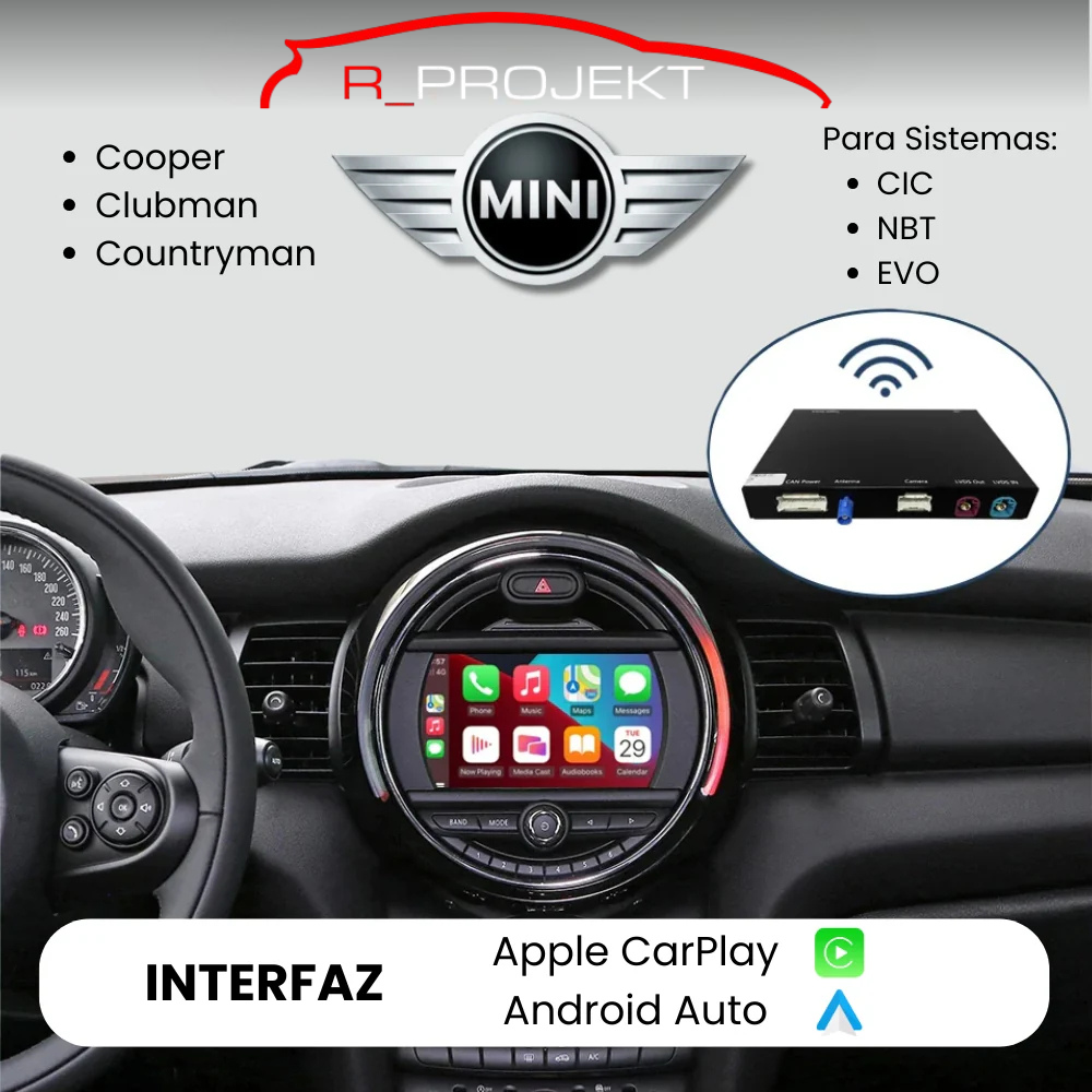 Apple CarPlay Android Auto Module Mini Cooper Clubman Countryman – R ...