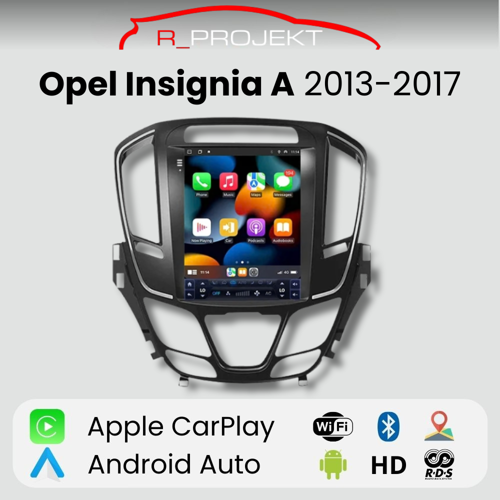 Pantalla Android Opel Insignia (2013-2017) | CarPlay GPS Táctil – R_PROJEKT