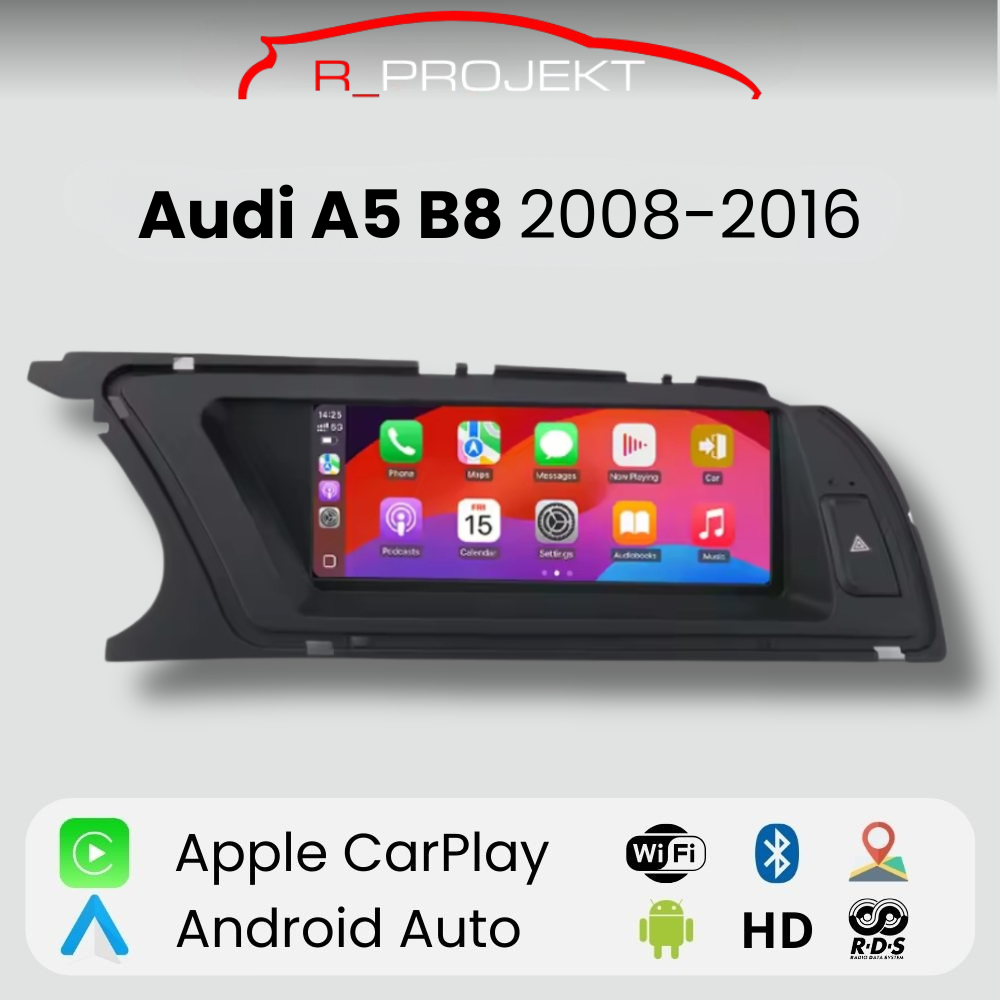Android Touch Screen Audi A5 B8 (2008-2016) | CarPlay WiFi – R_PROJEKT