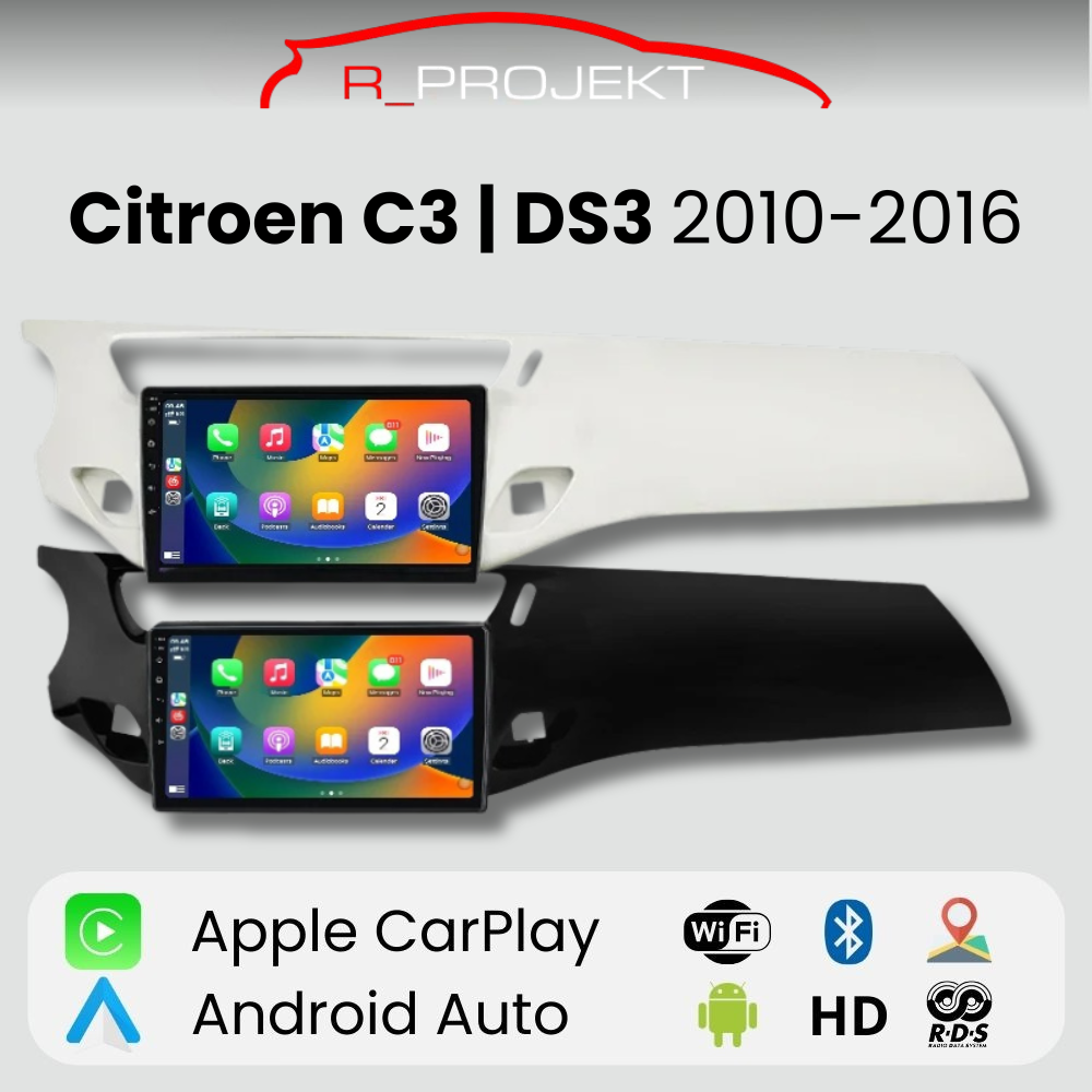Android Head Unit Citroen C3 DS3 (2010-2016) | Wireless CarPlay GPS – R ...