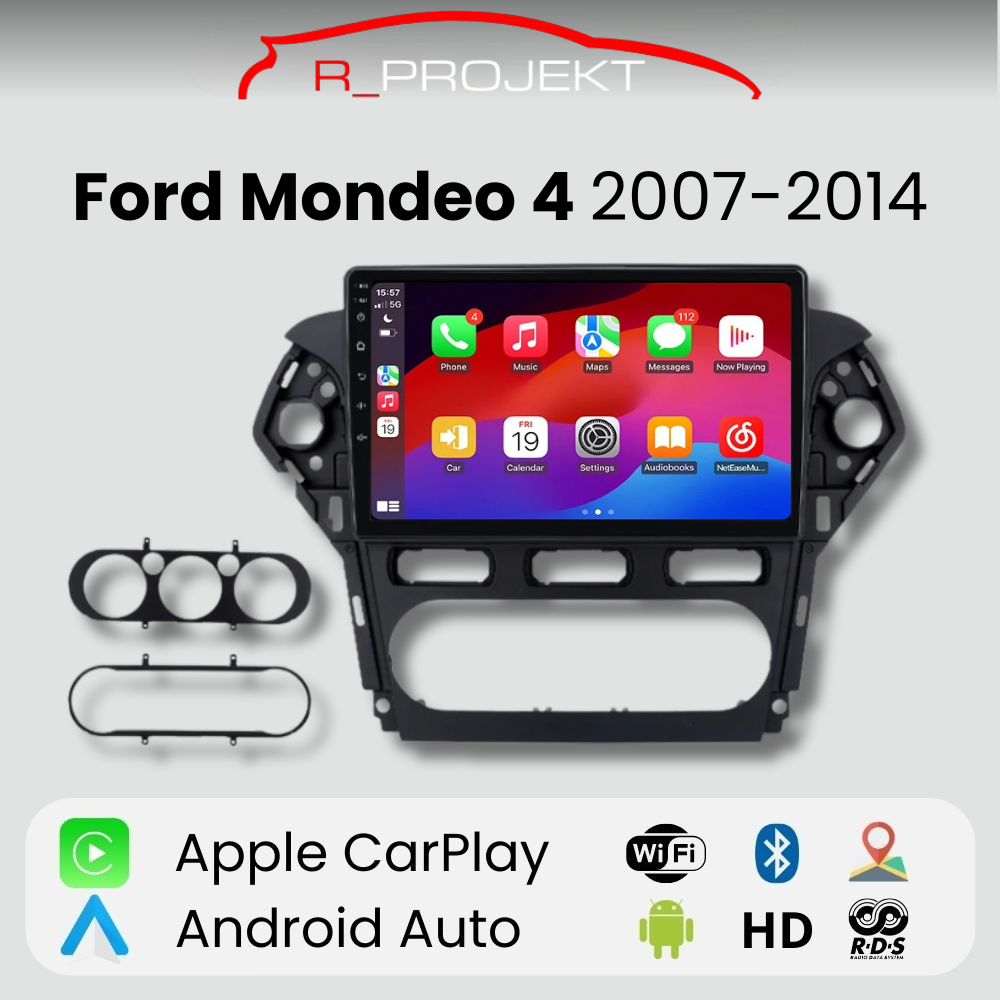 Android Head Unit Ford Mondeo Mk4 (2007-2014) | Wireless CarPlay GPS ...