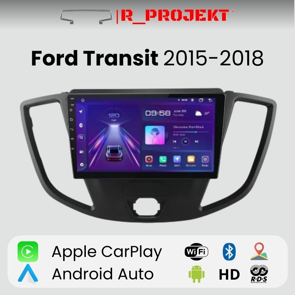 Pantalla Táctil radio Android Auto Carplay Ford Transit 2015 - 2018 – R ...